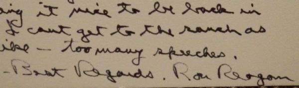 ReaganCollector.com - Ronald Reagan Signed, Autographed Photos, Books ...